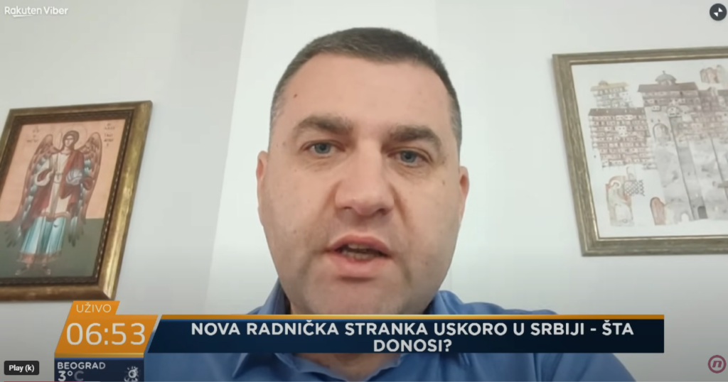 Novica Anić : Šta donosi nova radnička stranka uskoro u Srbiji?
